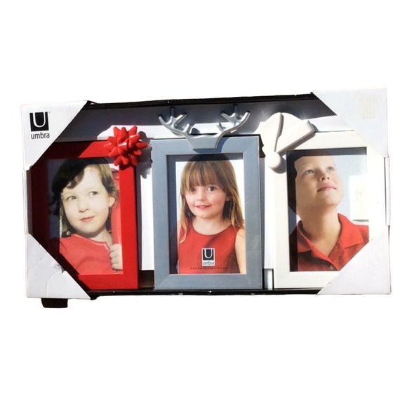Umbra | Wall Decor | Umbra Christmas Holiday Photo Frame Set Of 3 New ...